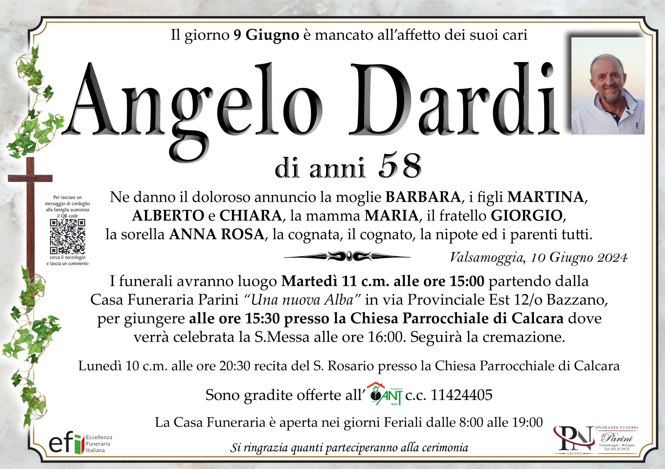 Angelo Dardi - Onoranze Funebri Parini